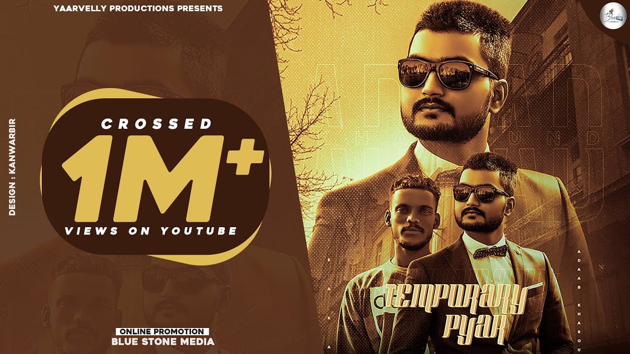 Temporary Pyar Lyrics Adaab Kharoud Punjabi Songs